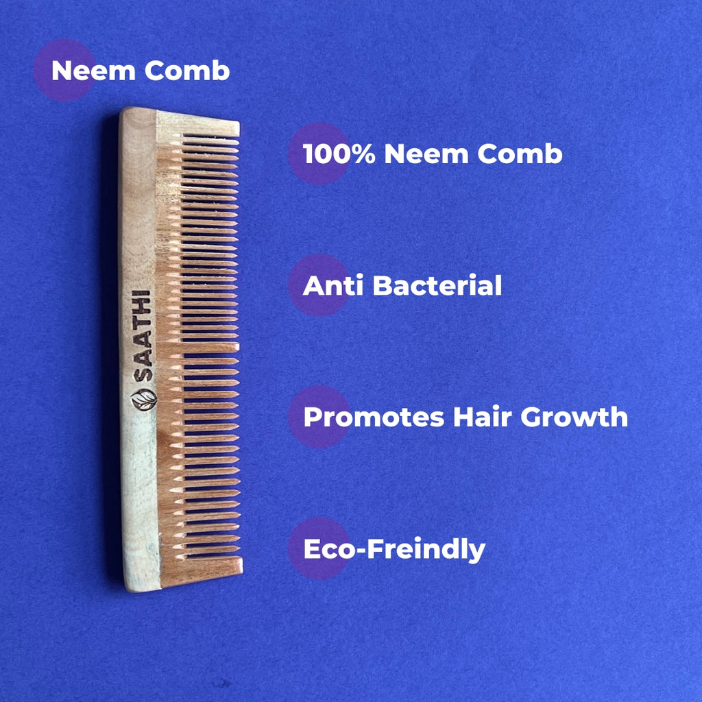 Bamboo Brush & Neem Comb made sustainably – Saathi: Eco-friendly, period