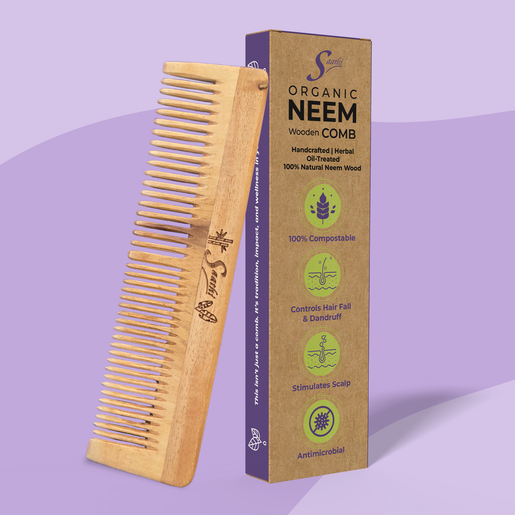 Bamboo Brush & Neem Comb made sustainably – Saathi: Eco-friendly, period